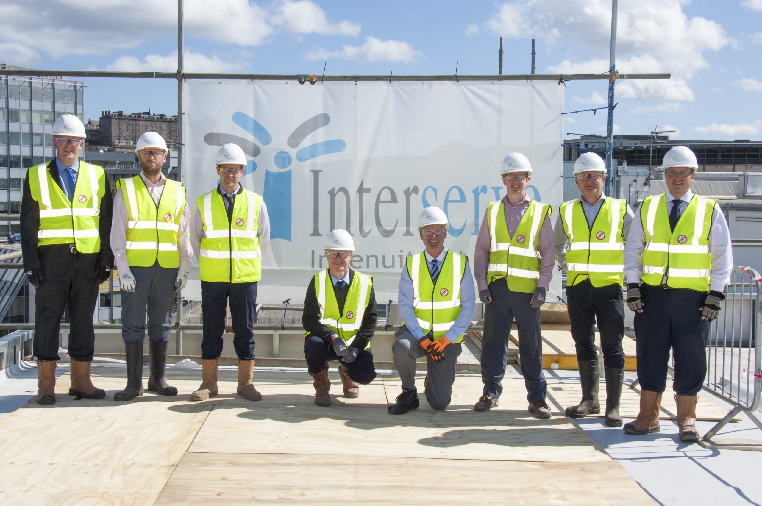 Interserve mark topping-out on Edinburgh City Centre Premier Inn Hub ...